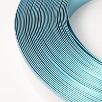 China Aluminum Flat Channel Letter Trim Cap One Side Edge 0.6mm 50m Roll Sign Making for sale