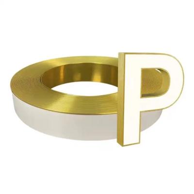 China Aluminum Trim Cap for Channel Letter Signage 0.6mm 50m Roll NWY-1 for sale