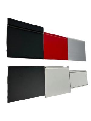 China 45mm Anodized Aluminum Edge Trim Profile F Type Triangle for LED Signage for sale