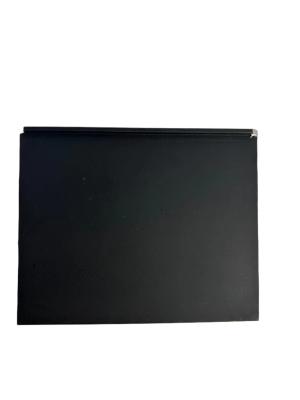 China F Type Aluminum Edging Profile 45mm for LED Signage Black White Plain for sale