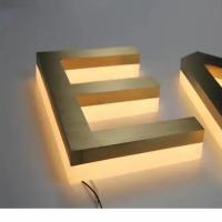China Custom LED Illuminated Channel Letter Signs 12V DC 50000 Hours Energy Efficient for sale