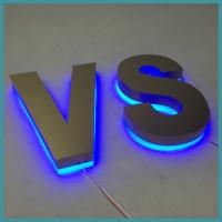 China Custom LED Channel Letter Signs 50000 Hours Backlit Aluminum Letters for Business for sale
