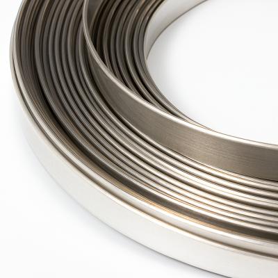 China Silver Plastic Trim Cap 10 Rolls Per Carton 1 Inch Width 40 Meter Length for Channel Letter Edge for sale