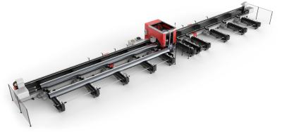 China Automatic Loading Unloading Laser Pipe Cutting Machine 6kW High Efficiency Batch Processing for sale