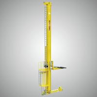 China Single Column Single Deep Pallet Stacker Crane 1000kg 15m Height for sale