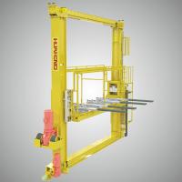 China Double Workstation Dual Column Stacker Crane 4500kg 30m for Pallet Warehousing for sale