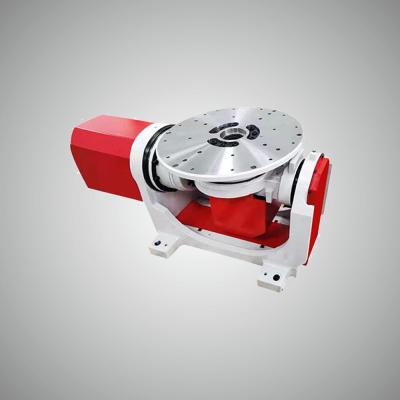 China Double Axis Rotating Welding Positioner 500kg Capacity 270° Flip 480° Rotary Table Top for sale