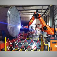 China Robotic Tube Sheet Welding System 300A Water Cooling TIG Welder for Carbon Steel Stainless Steel for sale