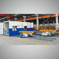China Container Design Pipe Edge Preparation Machine Work Station 6058x2438x2896mm High Efficiency for sale