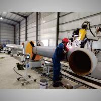 China Open Headstock Pipe Spool Welding Station High Efficiency Pipe Welding System 600A for sale