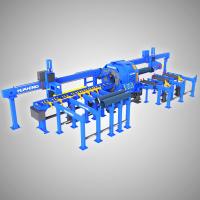 China Integrated Pipe Cutting and Beveling Machine DN60-300mm 25.4mm Thickness Servo Feed for sale