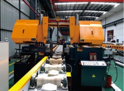 China Digital Control Length Measurement Carbon Steel Band Saw DN50-600 17-85m/min for sale