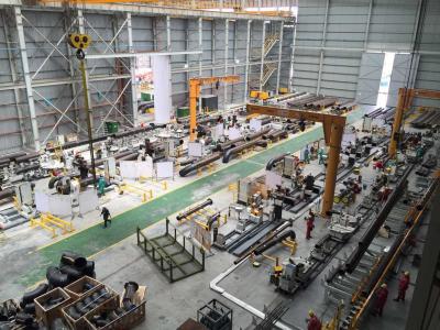 China Piping Prefabrication Production Line 6-24 Inch Custom Automated Welding System for sale