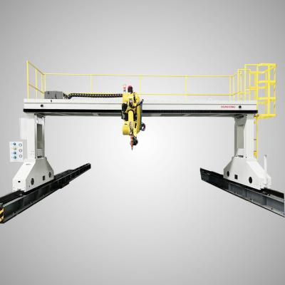 China Gantry Type Oxy-fuel Flame Robot Cutting System 6-300mm Cutting Thickness 600x3500x1200mm for sale