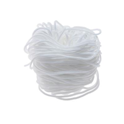 China Other Manufacturer Soft Flat Earloop Elastic Band Elastic Rope Elastic Cord Straps For Face Mask for sale