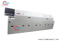 China 220V/110V SMT LED Wave Soldering Machine with 6 Heating Zones, PLC Control, and 400℃ Temperature Range for sale