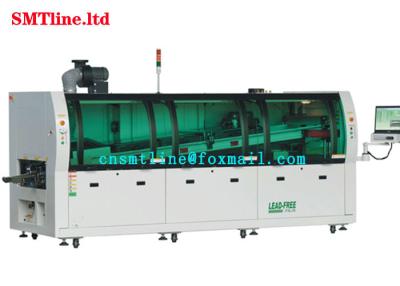 China Automatic SMT Wave Soldering Machine 380V 400mm Width for LED PCB Assembly with 12 Heating Zones for sale