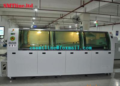 China Medium Size Automatic SMT Wave Soldering Machine 350mm Width 300-350KG Capacity Lead-Free Process for sale