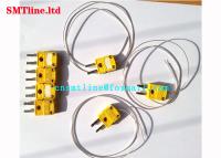 China K Type Thermocouple for SMT Reflow Oven Yellow 0.5m Cable 6 Channel for sale