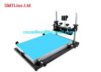 China Manual SMT Screen Printing Machine 20x20cm to 40x50cm with 300mm Height Adjustment for PCB Solder Paste for sale