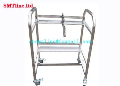 China JUKI SMT Feeder Cart 80-Slot Capacity Stainless Steel Pick and Place Machine Storage for sale