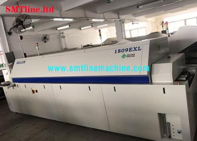China HELLER 1809EXL 9 Zone SMT Reflow Oven 208-415V Full Line Assembly Used for sale