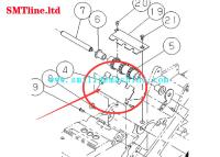 China Panasonic CM402 602 SMT Feeder Comb 44 56mm KXFA1PR8B00 0.53kg Spare Parts for sale