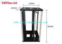 China ESD Anti-Static SMT Loader Unloader Frame - 355x320x563mm for 50 PCB Boards with 10⁶-10⁹Ω Resistance for sale