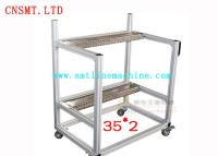 China FUJI CP6 Feeder Storage Cart Trolley 70 Stations SMT Placement Vehicle Aluminum for sale
