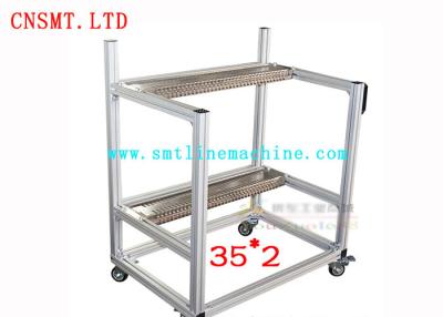 China FUJI CP6 Feeder Storage Cart Trolley 70 Stations SMT Placement Vehicle Aluminum for sale