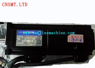China Sanyo Servo Motor SMT Spare Parts Q2AA04006DCS0E Original Brake Q Shaped 400W for sale