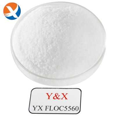 China PAM YXFLOC5560 Anions Flocculant Anionic Faster Settling Speed for sale