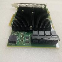 China LSI SAS Server Array Card 9300-16I 12GBS HBA BUS ADAPTER CARD IT Mode 4SFF-8643 SATA Cable for sale