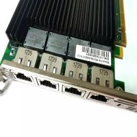China Silicom Quad Port 10Gb PCIe RJ45 PE310G4I40EU-T X540-T4 Ethernet Network Adapter for sale