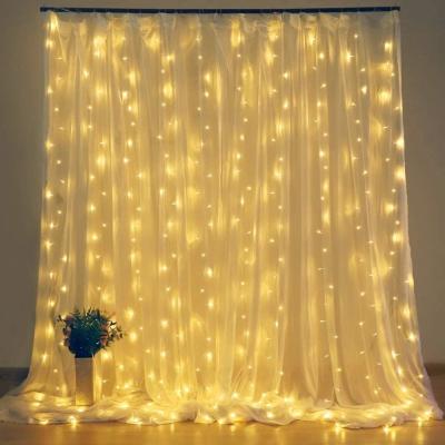 China 3x1M Led Icicle Led Curtain Fairy String Light Fairy Light Led Christmas Light Garland For Wedding Home Window Party for sale