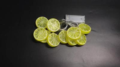 China 3M 20LEDs Lemon Shape Fairy String Lights Warm White Strip Light Battery/USB Operated Decorations for Christmas Birthday Wedding for sale