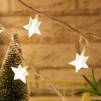 China LED Star String Lights Plug in Fairy String Lights Waterproof Extendable for Indoor Outdoor Ramadan Wedding Party Christmas Tree for sale