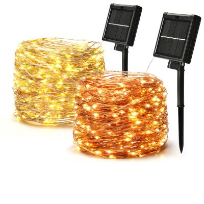China 50/100/200/300/400 LED Solar Light Outdoor Lamp String Lights For Holiday Christmas Party Waterproof Fairy Lights Garden for sale