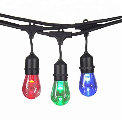 China HolidayVintage Season RGB Festival Party Wedding  waterproof led string light with dimmer Remote controller multi-lighting modes for sale