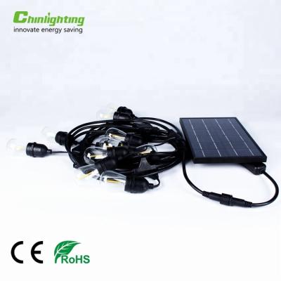 China Chinlighting 3V 0.5W S14 LED Bulb Solar Light String for sale