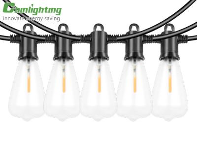 China IP65 Waterproof Frosted ST38 Hanging Bulb String Lights for sale