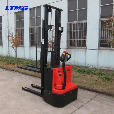 China 2 Stage Mast Straddle Pallet Stacker , Pedestrian Counterbalanced Forklift for sale