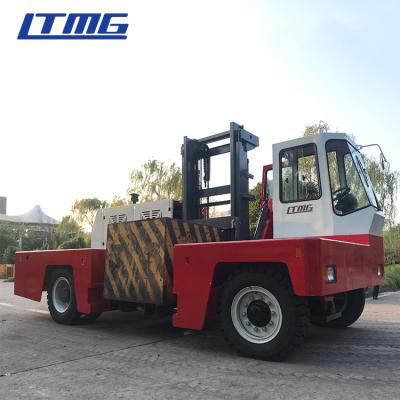 China Side Loader Forklift 10 Tons With Alternative Engine And Color goods transportation for sale