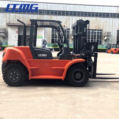 China 6 ton diesel hydraulic forklift with ISUZU engine and automatic transmission for sale