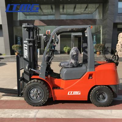 China LTMG Side Shift 3 .5 Ton Gas Powered Forklift , 4 Wheel Drive Forklift With Cabin for sale