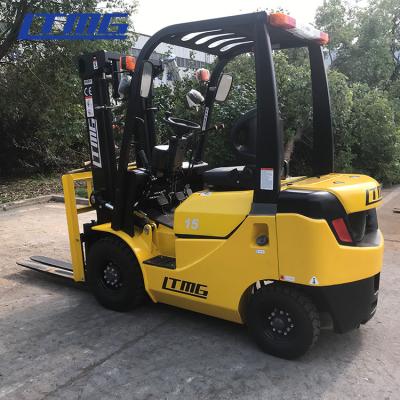 China Diesel forklift truck 1.5 ton with 3m lifting height two stage mast for sale