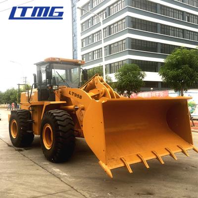 China Chinese heavy machinery 5 ton front end loader with optional joystick control and air-conditioner for sale