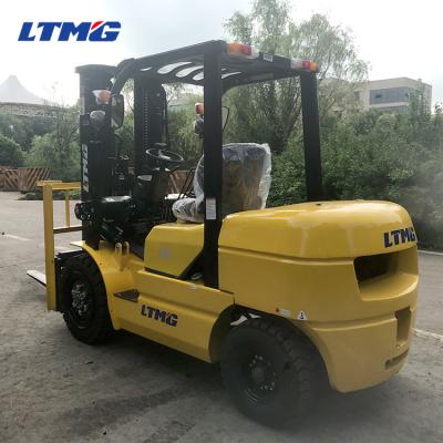 China 1670mm Long Small Fork Truck , 4.5m 2 Stage Mast Forklift 3.5 Ton 500mm Load Center for sale