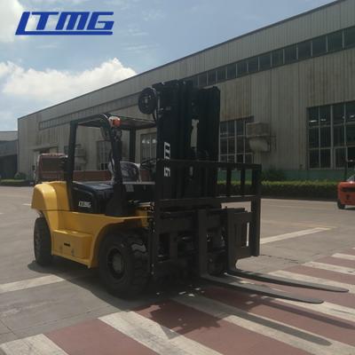 China Chinese 8 ton diesel forklift truck with 4.5m triplex mast 2270mm fork length for sale