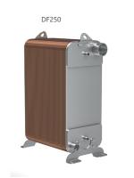 China Diagonal Flow Brazing Heat Exchanger Max 600KW For Industrial Chiller for sale